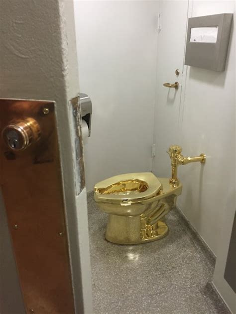 Who Stole Maurizio Cattelans Gold Toilet