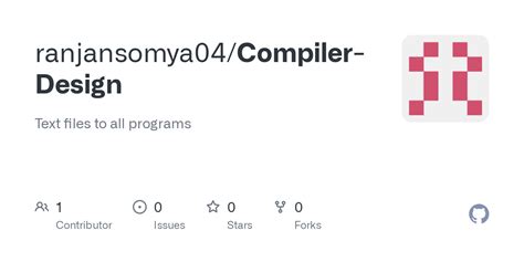 Github Ranjansomya Compiler Design Text Files To All Programs