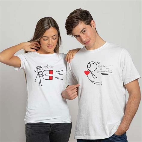 Camisetas Casal Namorados Personalizadas Com Nome Produtos Elo7