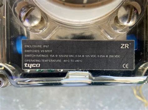 Panel Mount Tyco Valve Limit Switch Model Name Number Zr 0b201bc00 At ₹ 10000 Piece In Vapi