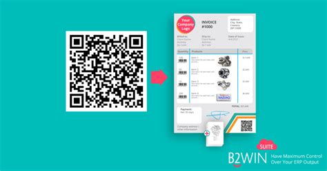 Printing Qr Codes On Invoices From Baan Infor Ln Nazdaq