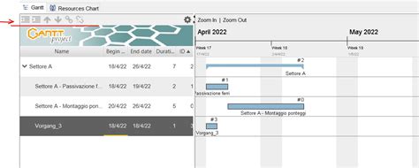 Indent And Up And Down Arrows Ganttproject Desktop Support