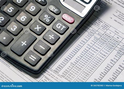 Utility Bill And Calculator On The Table Analysis Of Financial Data