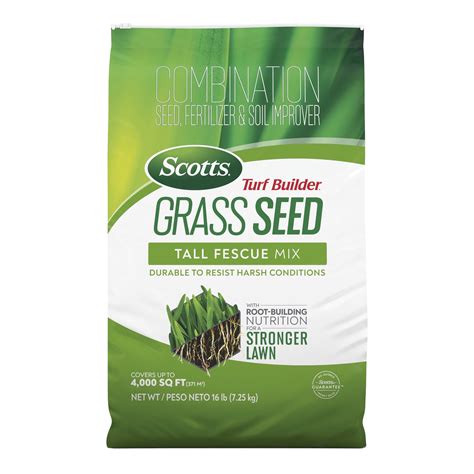 Scotts Turf Builder Grass Seed Tall Fescue Mix 16 Lbs