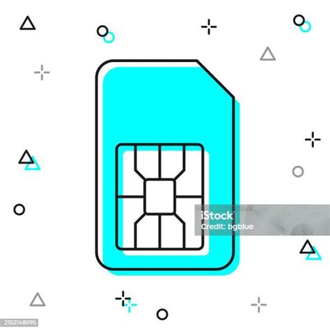 Simカード白い背景に線のアイコン Simカードのベクターアート素材や画像を多数ご用意 Simカード つながり アイコン Istock