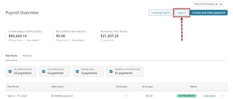 Import Payroll Payments