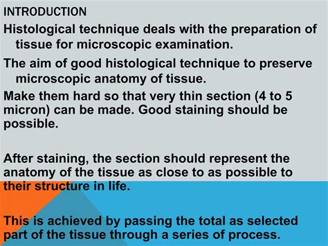 Histological Techniques Pptx