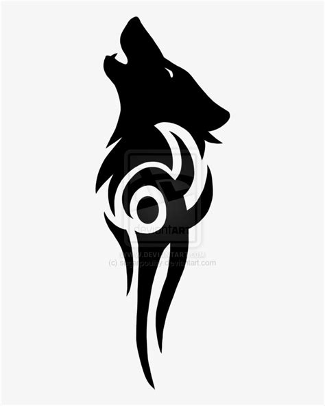 Tribal Wolf Head Designs
