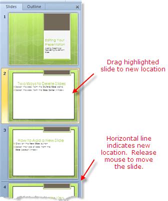 Add Delete Rearrange Powerpoint Slides