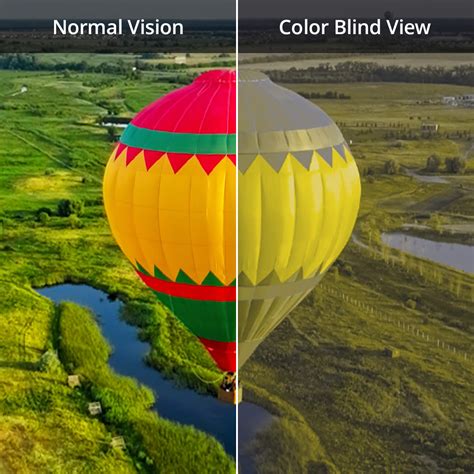 Rainbow Blue Green Color Blindness