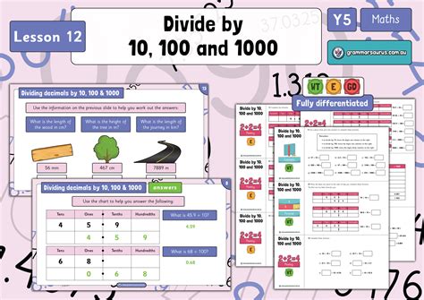 Year Decimals Part Divide By And Lesson Grammarsaurus Australia