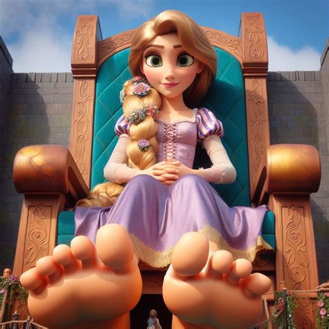 Giantess Rapunzel Feet In View By Cozybigman33 On Deviantart