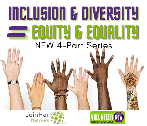 Inclusion And Diversity Equity And Equality New Courses Volunteer Now