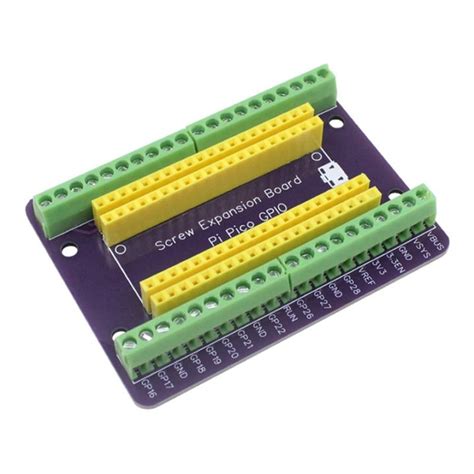 Set For Raspberry Pi PICO GPIO Expansion Board Picow Terminal GPIO Interface Module Purple Not