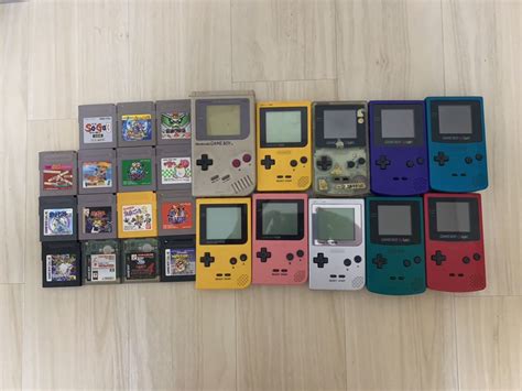 Yahooオークション ゲームボーイカラー ゲームボーイポケット 初代