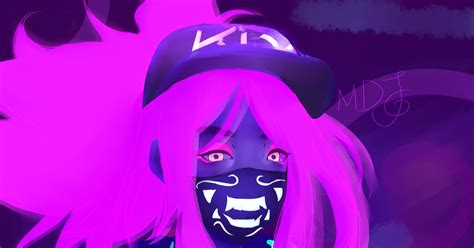 Kda Kda Akali Mdj6のイラスト Pixiv