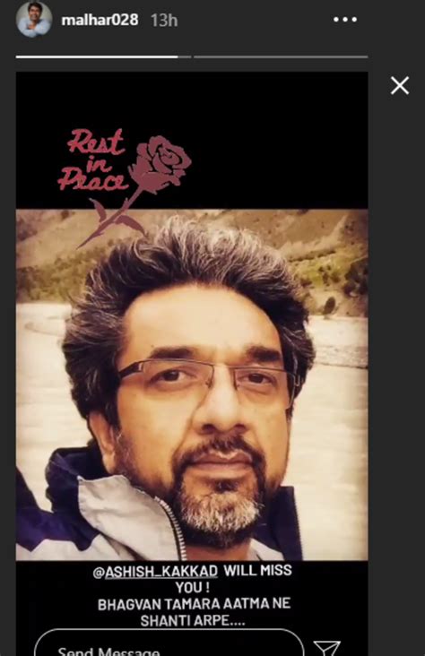 Ashish Kakkad Passes Away Gujarati Stars Express Their Grief On Social