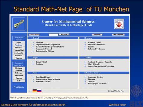 Ppt Openmath Mathml In The Math Net Project Powerpoint Presentation