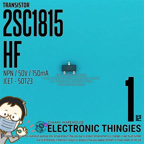 Jual 2sc1815 Sot23 Jcet Hf Transistor Smd C1815 Kota Cimahi Electronic Thingies Tokopedia