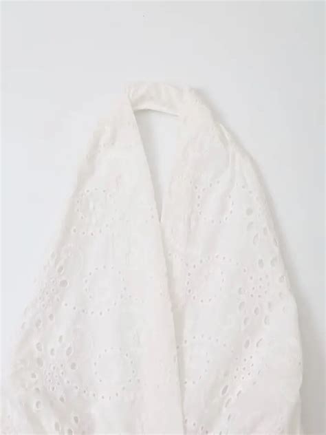 Tangada 2025 женское хлопковое платье с вышивкой Aliexpress