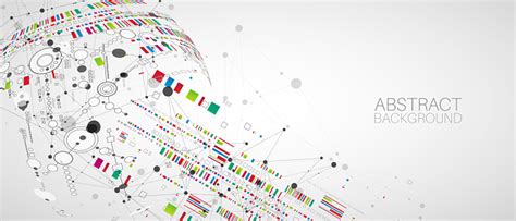 주거 효과와 추상 기술 개념 회로 기판 높은 컴퓨터 색상 배경 템플릿 비즈니스 기술 프리젠 테이션 콘텐츠 웹을위한 공간이있는 벡터 일러스트레이션 0명에 대한 스톡 벡터 아트