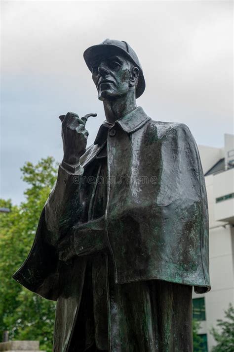 Statue In Honor Of The Famous Detective Sherlock Holmes Editorial