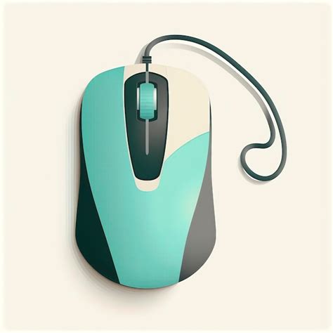 Premium Ai Image Sleek Computer Mouse On White Background For Modern