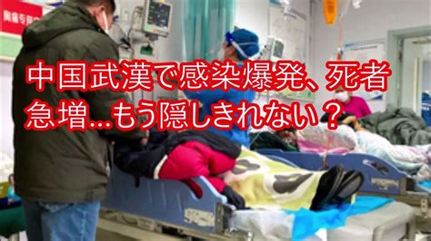 中国武漢で感染爆発、死者急増もう隠しきれない？ Youtube