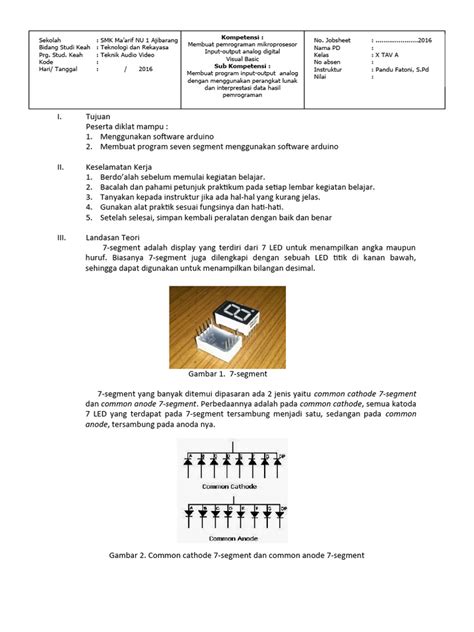 Jobsheet Arduino 3 Pdf