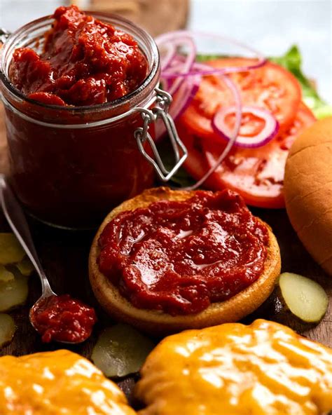 Quick Tomato Chutney Burger Sauce Recipetin Eats