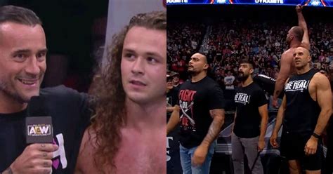 Cm Punk Aew Star Addresses Cm Punk Jack Perry Drama Grow Tf Up