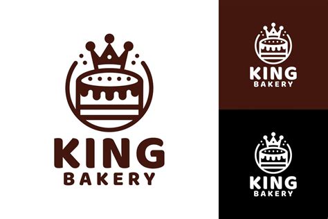 King Bakery Royal Cake Creations Logo 66524250 Vector Art At Vecteezy