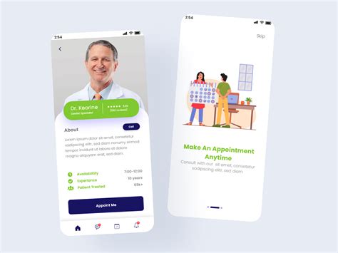Doctor App UI Design Project Behance