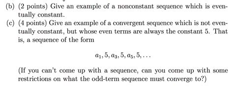 Solved B Points Give An Example Of A Nonconstant Chegg