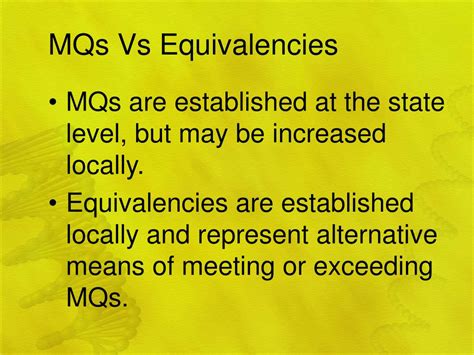 Ppt Coding To Ensure Quality Deciphering Minimum Qualifications And