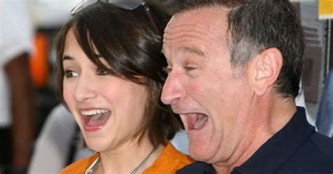 로빈 윌리엄스 사망 생전 딸 젤다 윌리엄스와 환한 미소