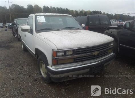 1989 Chevrolet Gmt 400 C1500 1gcdc14k4ke121503 Bid History Bidcars