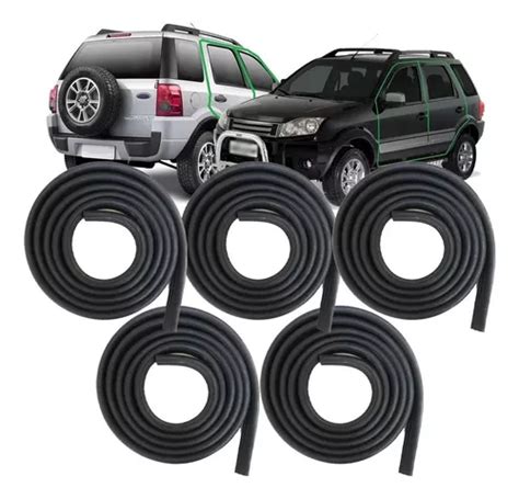 Kit Borracha Vedação 4 Portas E Malas Ecosport 2007 2008 Parcelamento