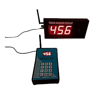 Digtronics High Range Wireless Token Display System With Dual Language Bell English Hindi And