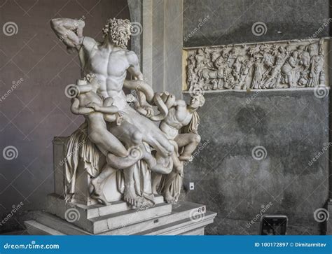 VATICAN CITY VATICAN JUNE 2017 Statue Of Laocoon And His Sons
