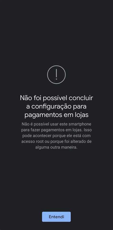 Erro ao configurar cartão no google pay Cartão de crédito NuCommunity