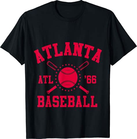 Atlanta Baseball Atl Vintage Brave Retro T Shirt