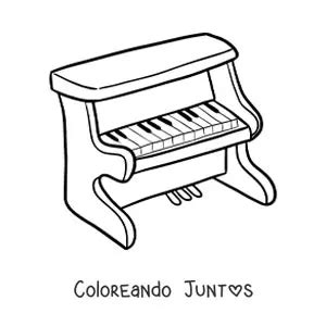10 Dibujos De Pianos Para Colorear Gratis Coloreando Juntos