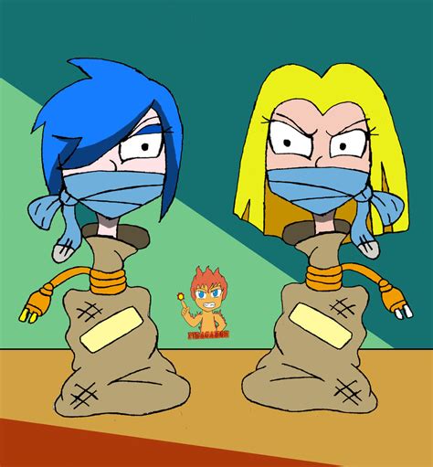 Commission Sisters In The Sack By Firagamon On Deviantart
