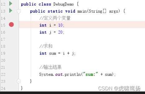 JAVA基础06使用Debug模式进行调试程序 java debug调试怎么用 CSDN博客