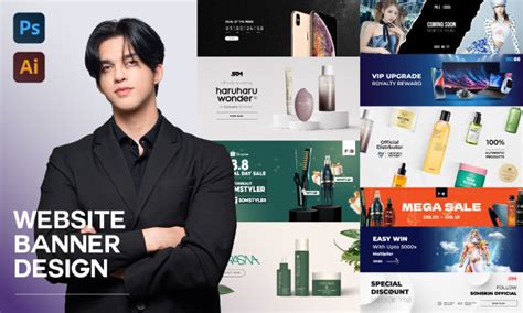 Design Ecommerce Web Banner Header Slider Ads By Huzaifahkamran Fiverr