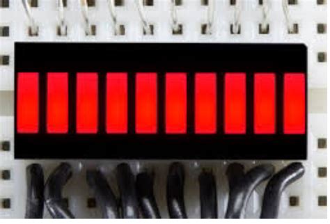 10 Segment Red Led Bar Graph Display Plane Display Tube Main Store