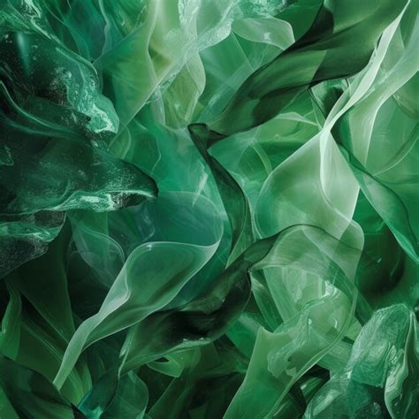 Premium Photo Tranquil Design With A Serene Emerald Green