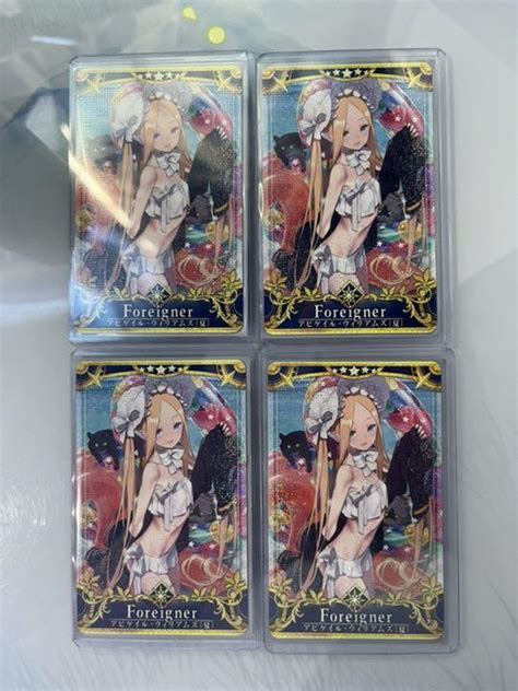 【送料込】 Fgoアーケード アビゲイル・ウィリアムズ水着最終再臨fatal 5枚セット カード