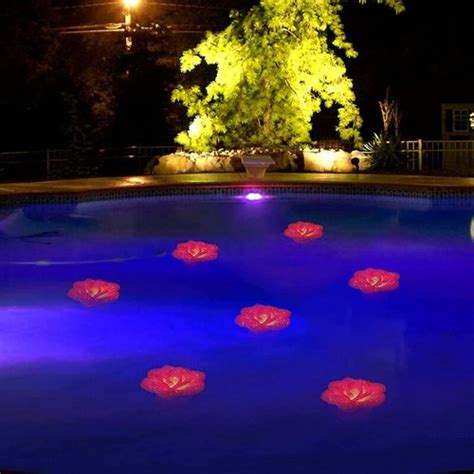Yuit Led Spa Lumière Lumière De Piscine Flottante Étanche Ip68